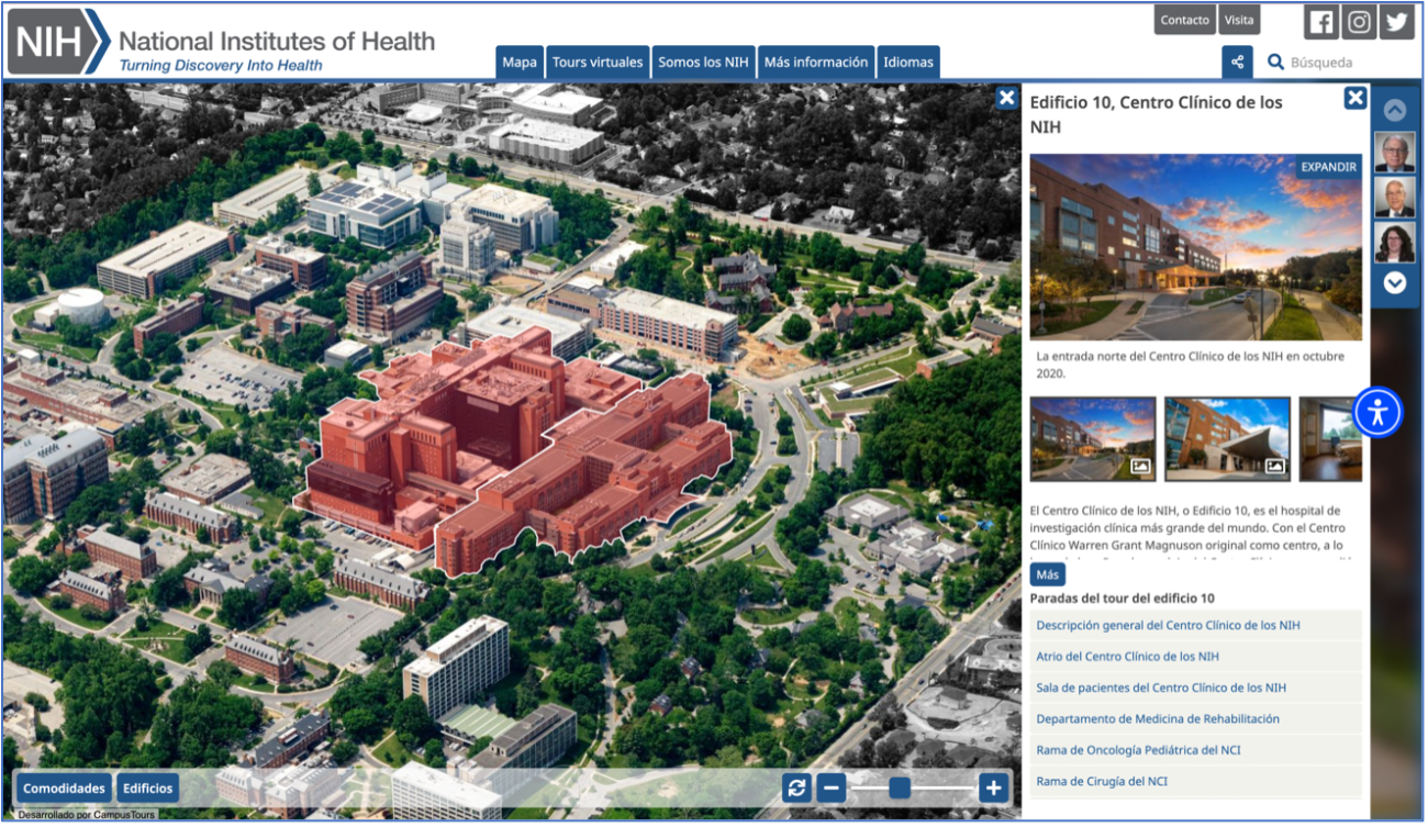 ¡El Tour Virtual de los NIH está disponible en español! | Los ...